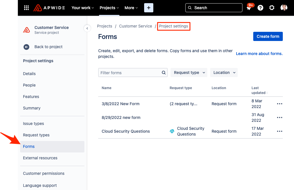Jira Forms (Pro Forma)
